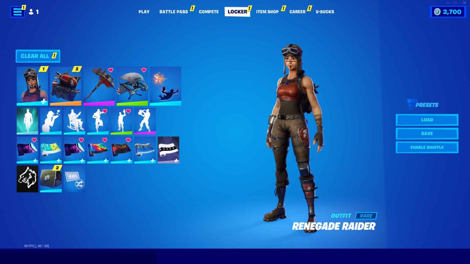 Renegade Raider, Black Knight, Glow, Ikonik, Raiders Revenge, Minty ...