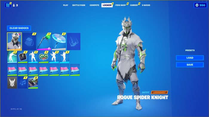 ROGUE SPIDER KNIGHT, IRIS, MINTY, 161+ SKINS | DamnModz