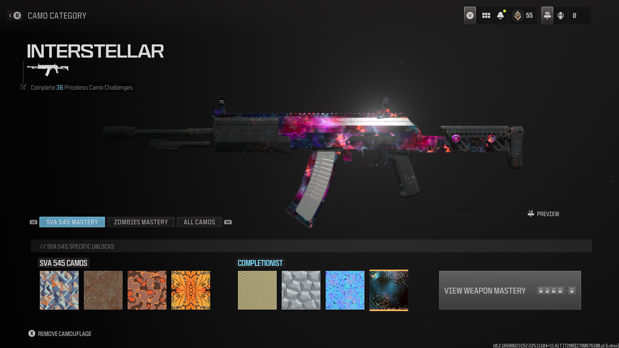 Call of Duty Modern Warfare 3 (MW3): Interstellar Camo Unlock Premade ...